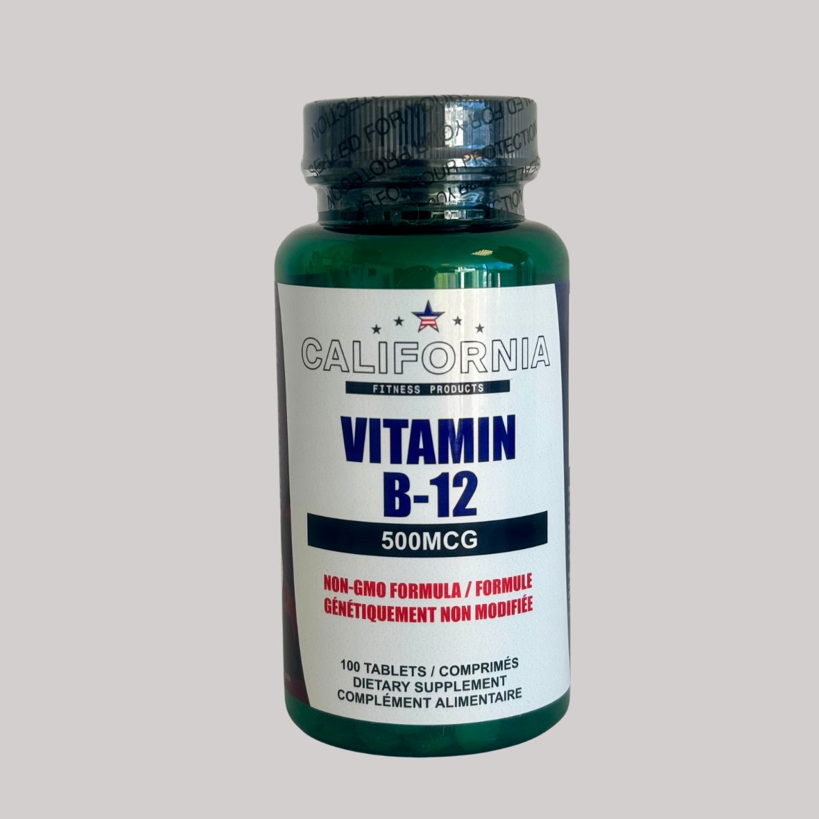 VITAMINE B12 500MCG – California Fitness Products