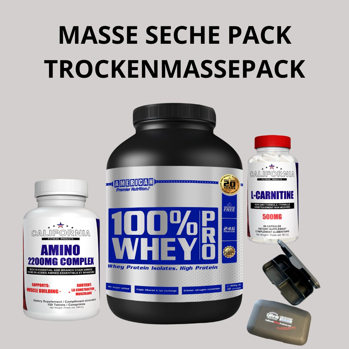 MASSE SECHE PACK – California Fitness Products